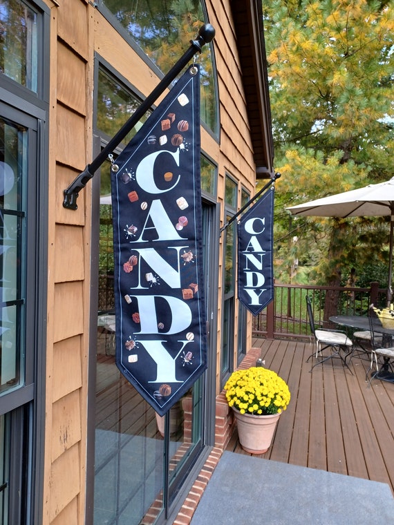 CANDY CANDY FLAG Double Sided Heavy Weight Canvas - Etsy