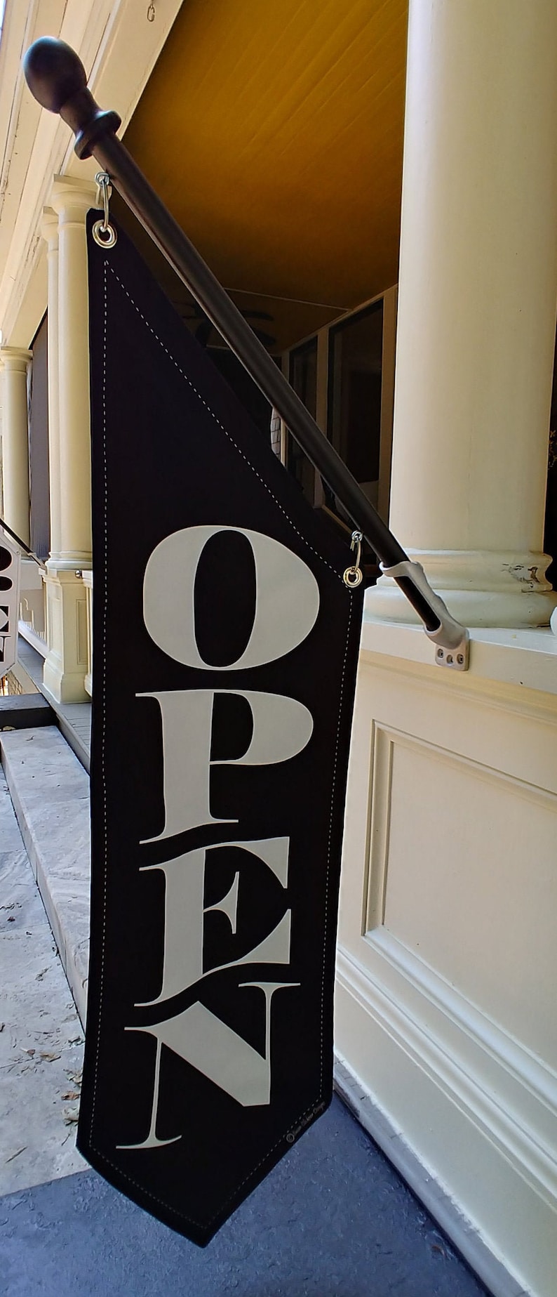 ELEGANT OPEN Flag Double Sided Heavy Weight Canvas - Etsy Canada