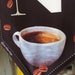 COFFEE OPEN FLAG With Beans and Coffee Cup Double Sided Heavy Weight ...