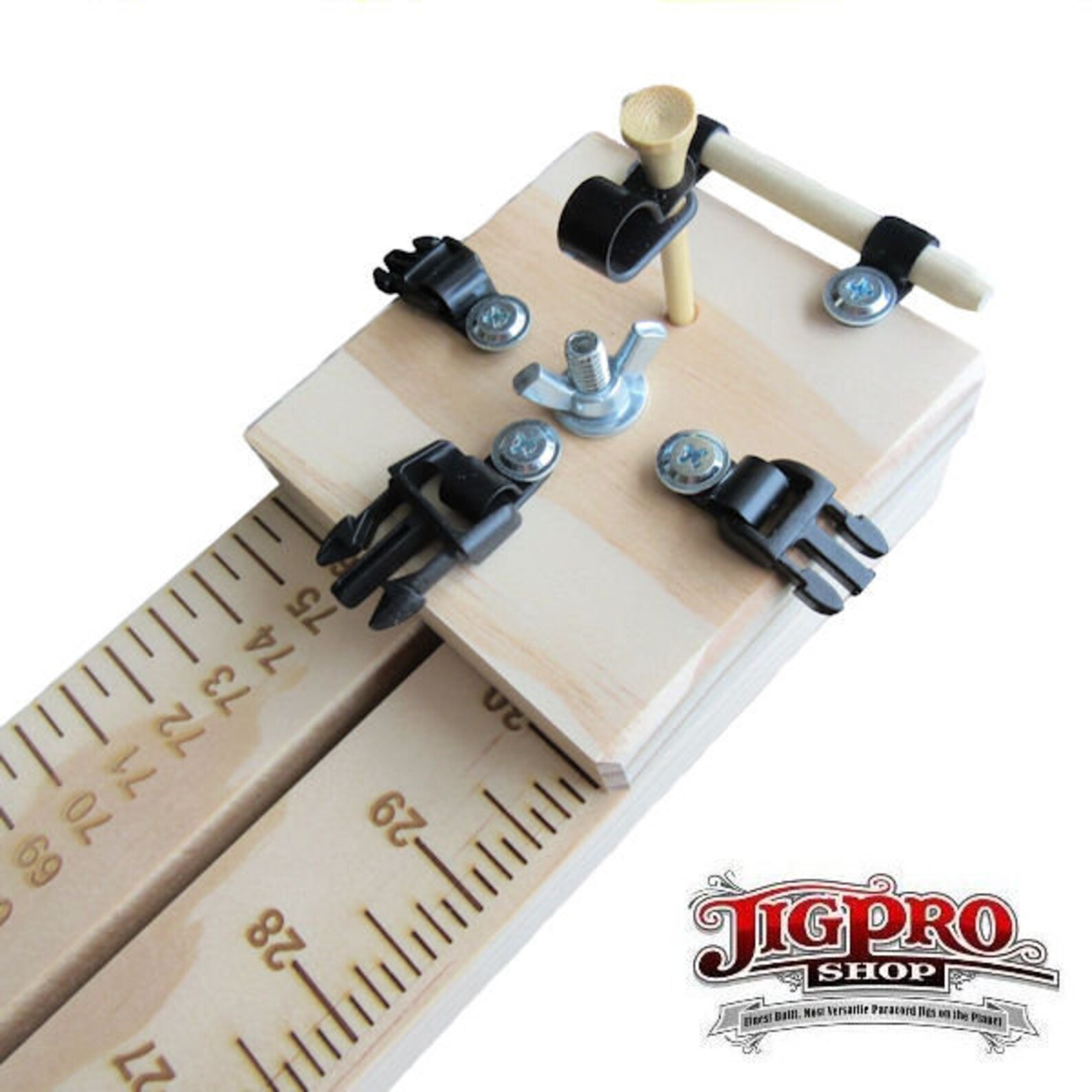 Jig Pro Shop Professional Paracord Jig With Multi-monkey Fist - Etsy