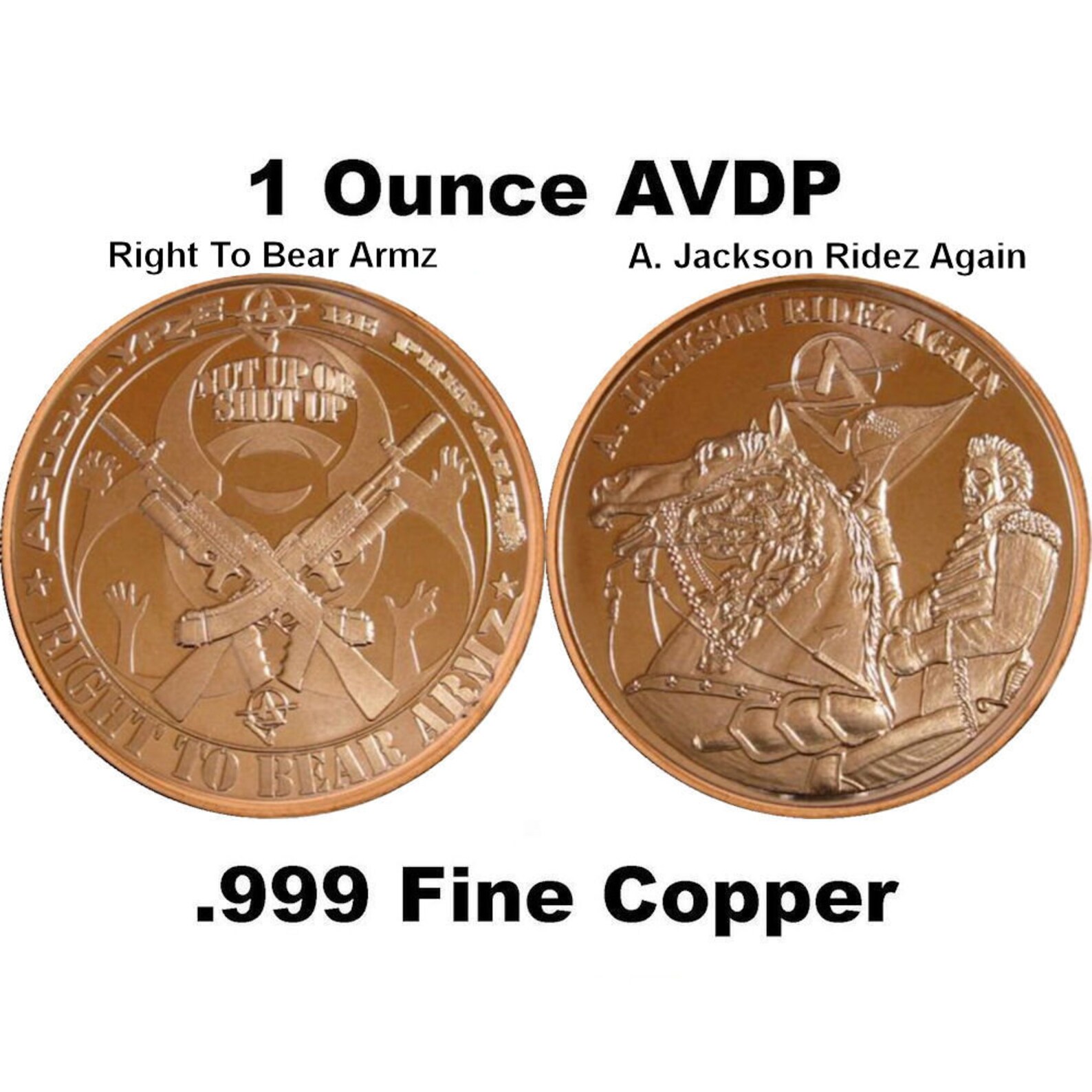 Apocalypze Series 1 Oz .999 Pure Copper Round Challenge Coin | Etsy