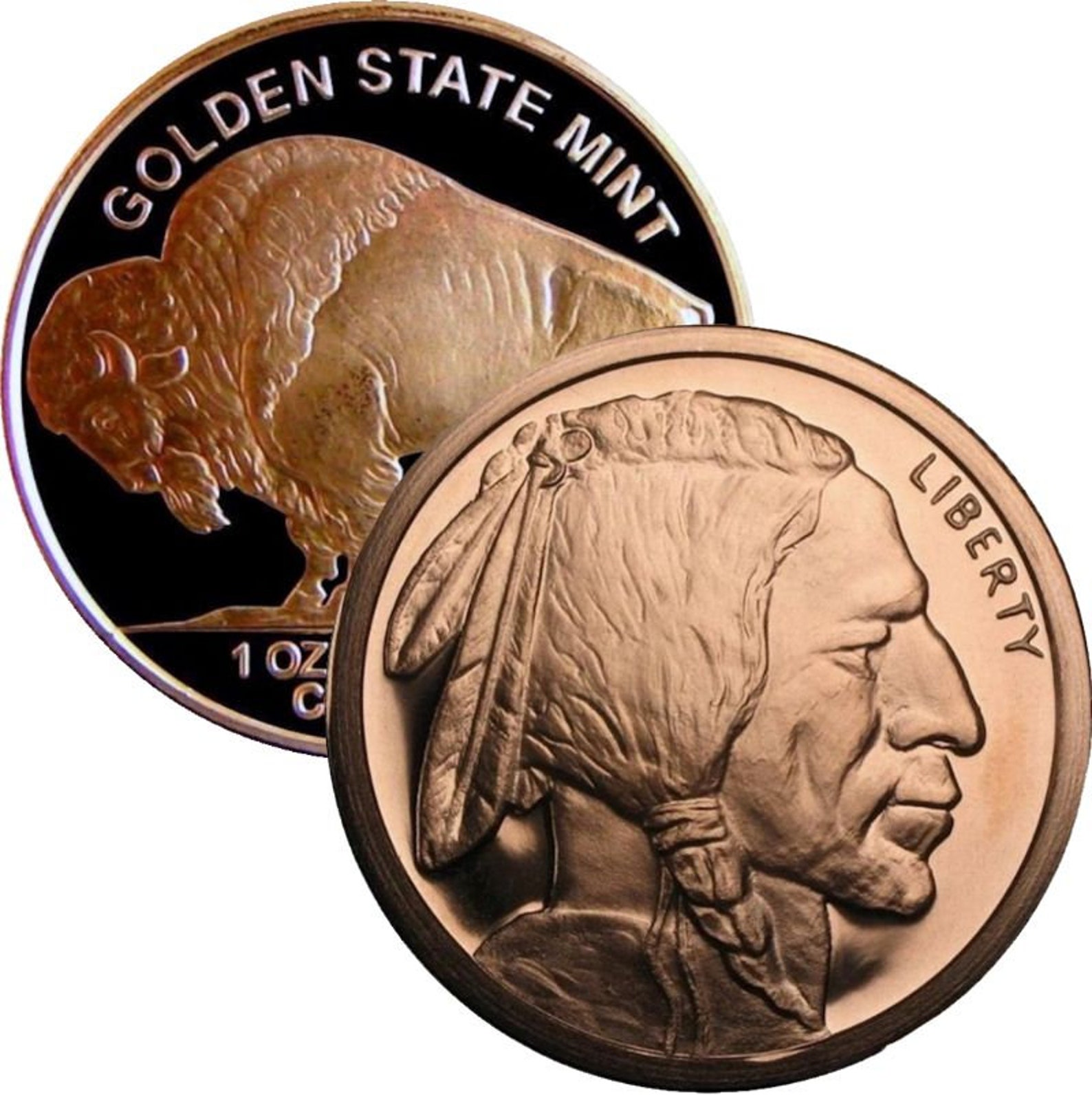 1 Oz .999 Pure Copper Round Challenge Coins | Etsy