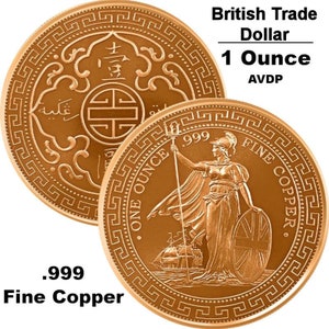 Currency Designs 1 Oz .999 Pure Copper Round Challenge Coins 9 Designs ...