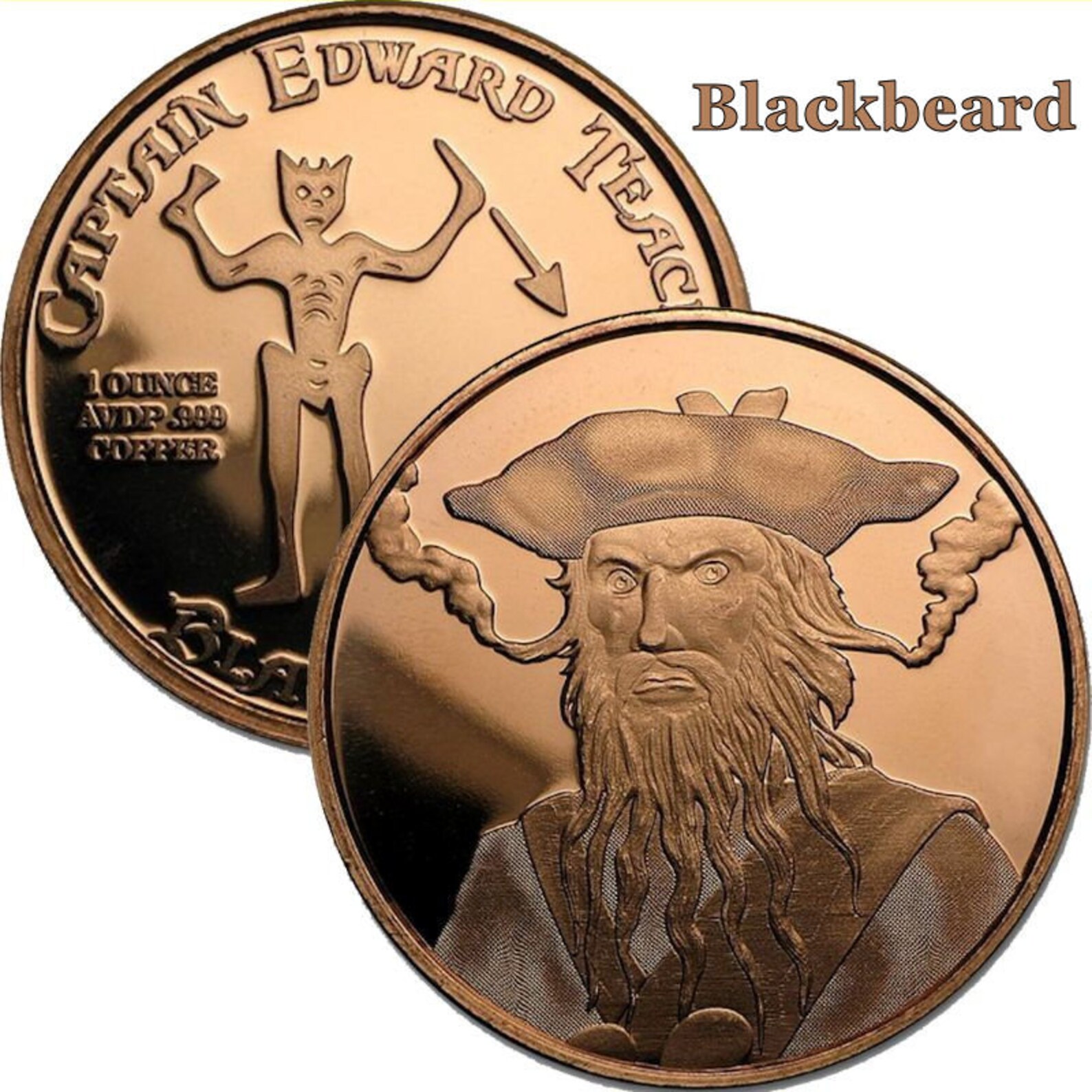 1 Oz .999 Pure Copper Round Challenge Coin - Etsy