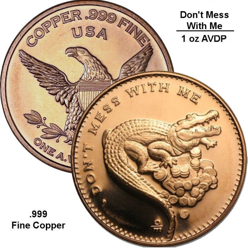 1 Oz .999 Pure Copper BU Round Challenge Coins - Etsy