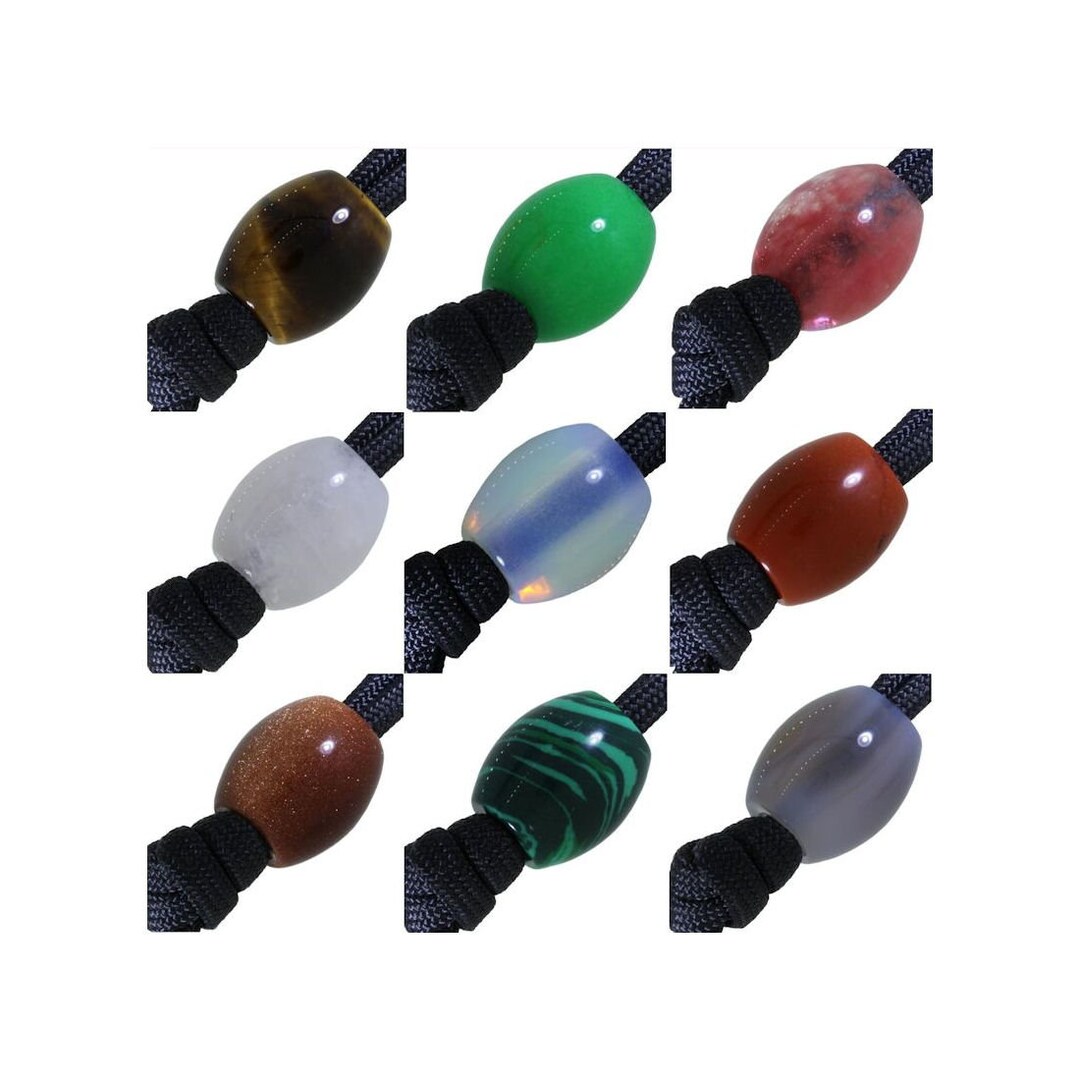 Gemstone Paracord/lanyard Beads - 2 Pack - Etsy