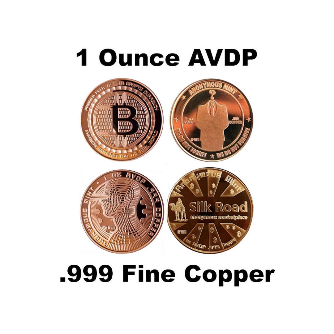 Bitcoin Series 1 Oz .999 Pure Copper Round Challenge Coin - 3 Designs ...