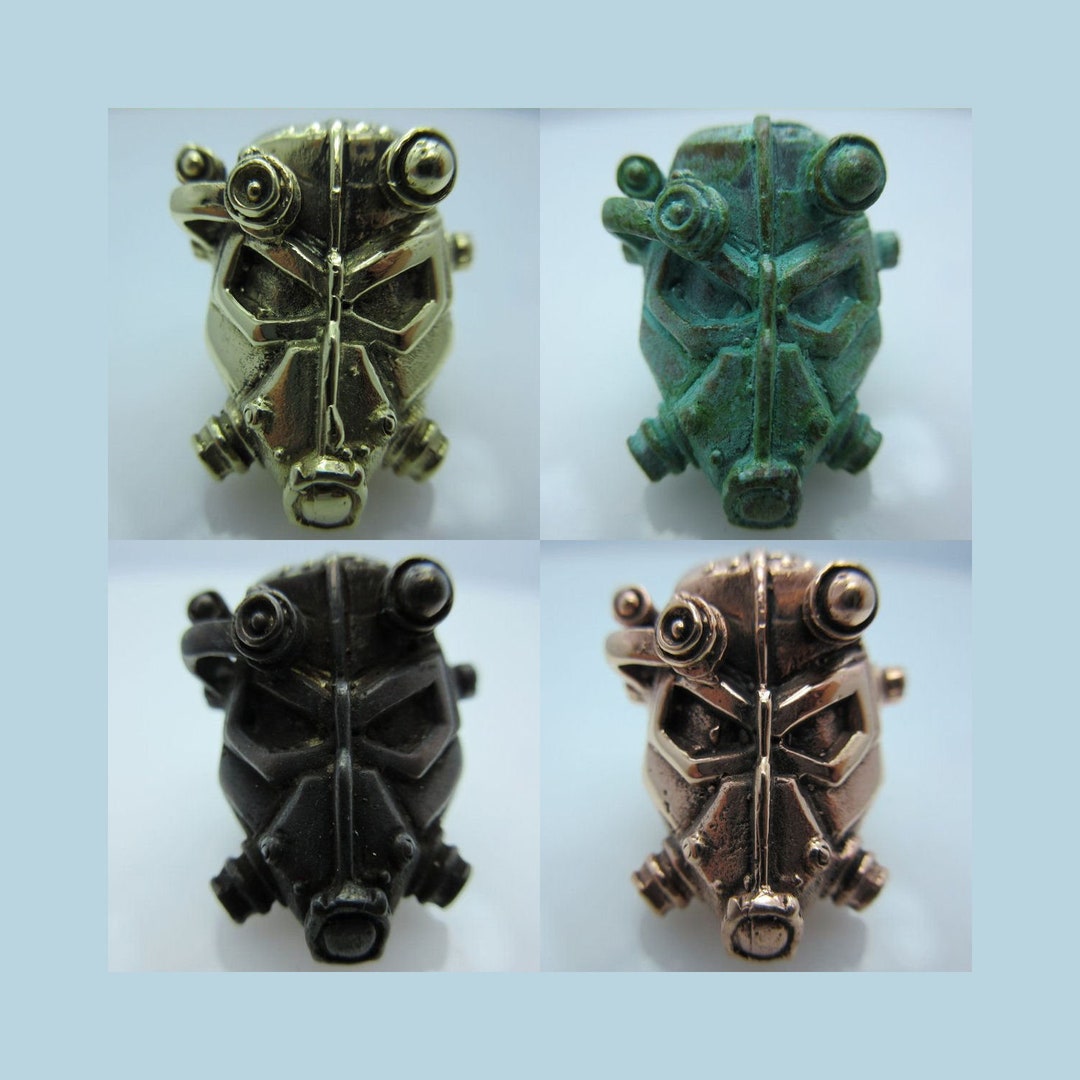 Fallout T-45 Helmet Paracord/leather Bead - Ships From USA! - Etsy