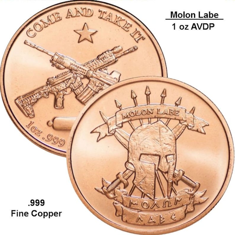 1 Oz .999 Pure Copper BU Round Challenge Coins - Etsy