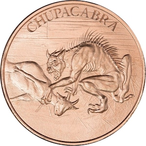 Cryptozoology Series 1 Oz .999 Pure Copper BU Round Challenge Coins - Etsy