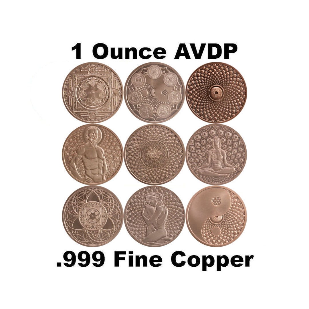 Cosmic Series (2019 Mini Mintage) 1 oz .999 Pure Copper Rounds ...