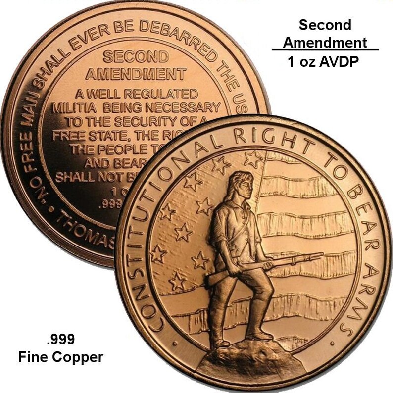 1 Oz .999 Pure Copper BU Round Challenge Coins - Etsy