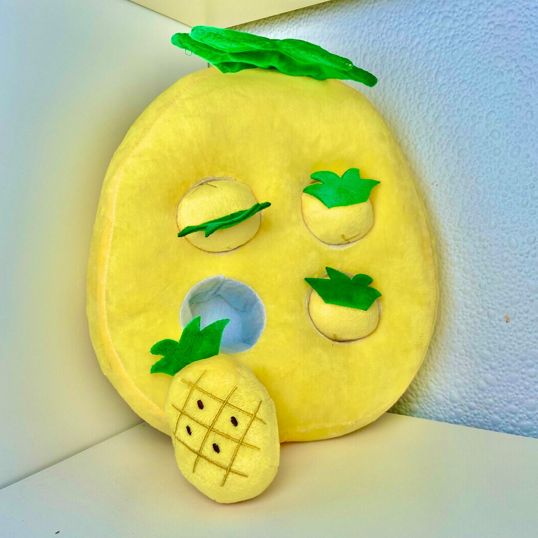 PINEAPPLE SNUFFLE FEEDER | Slow Feeder Puzzle Chew Treat Small Animal Guinea Pig Boredom Buster ...
