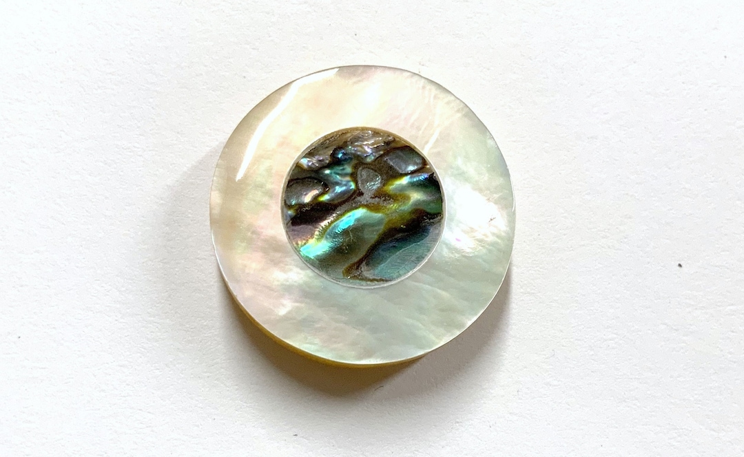 Abalone Mother of Pearl Inlay Shell Cabochon 25 Mm Cabochon - Etsy