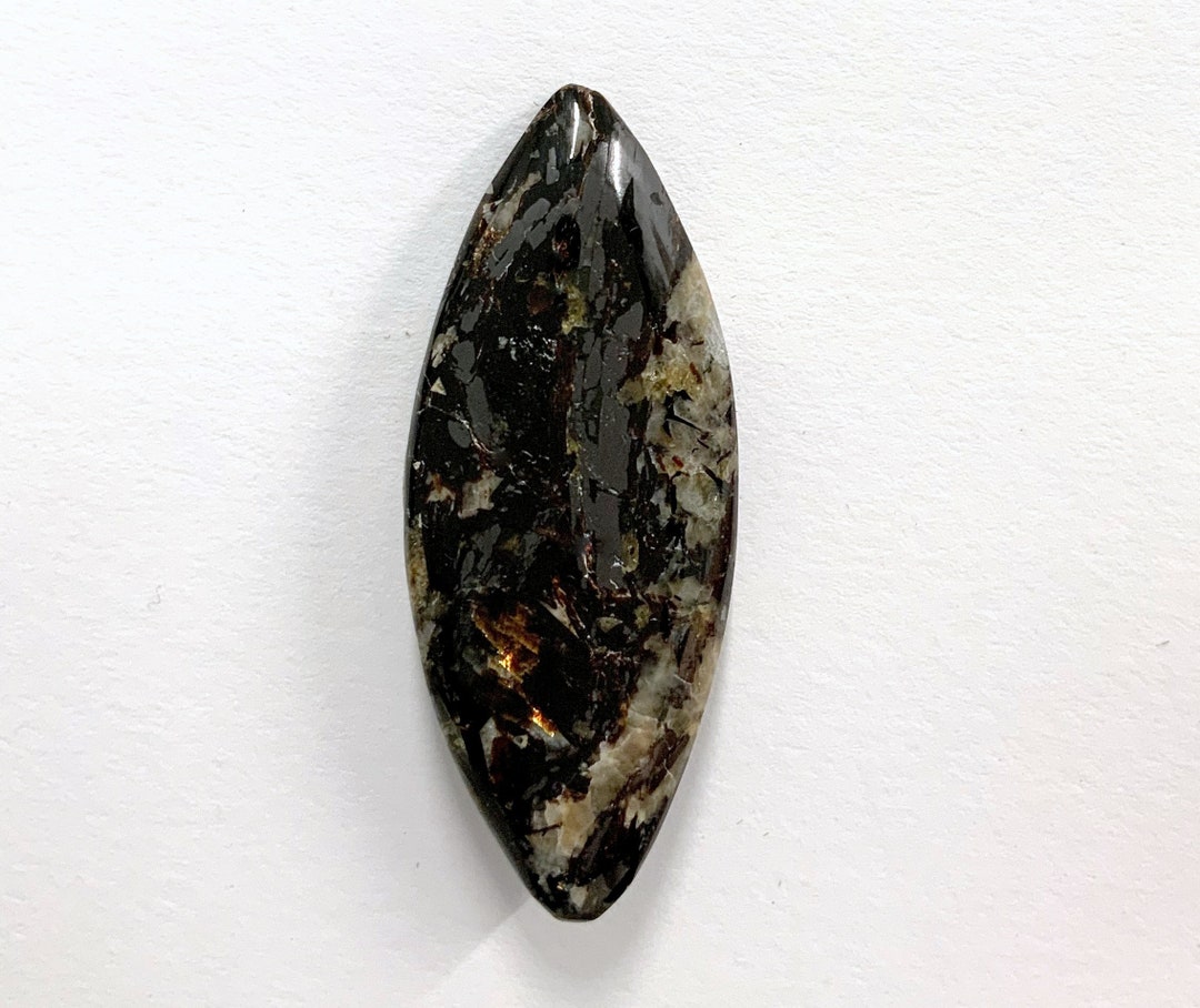 Astrophyllite Cabochon Marquise 18x45 Mm Cabochon - Etsy