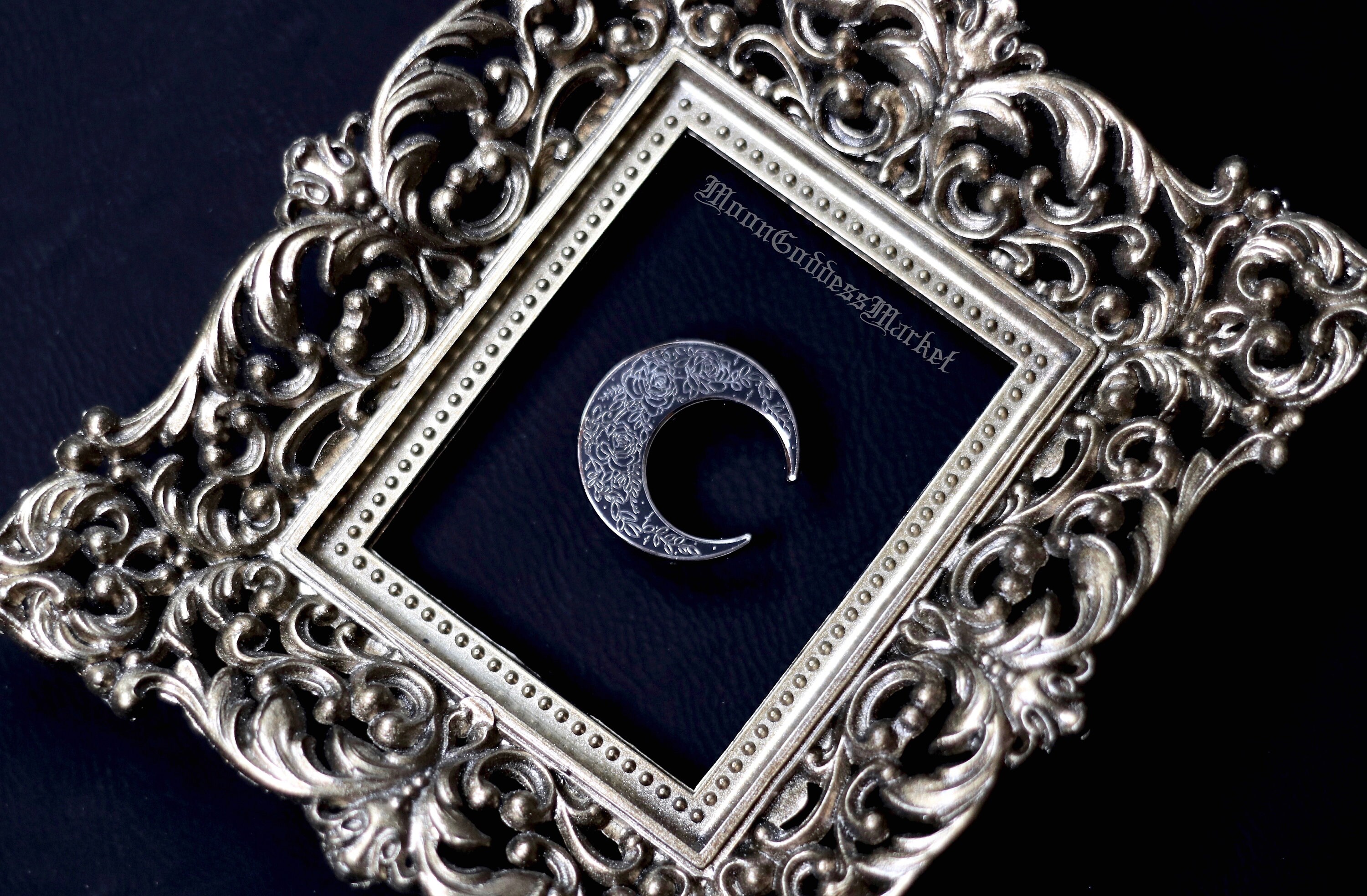 Rose Moon Lapel Pin Moon Goddess Market Original Pins for - Etsy Canada