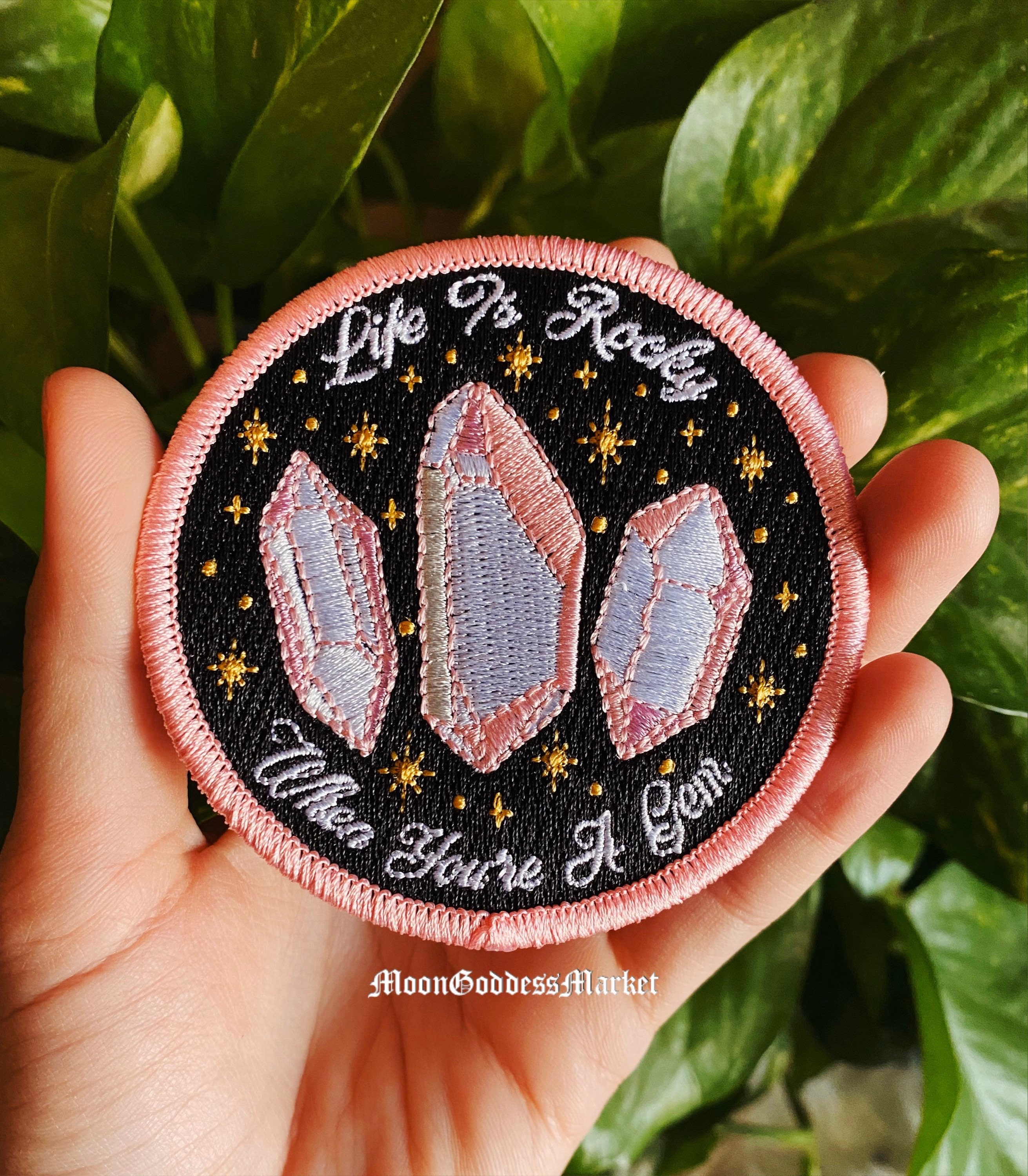 Life is Rocky When Youre A Gem Iron on Patch Patches - Etsy