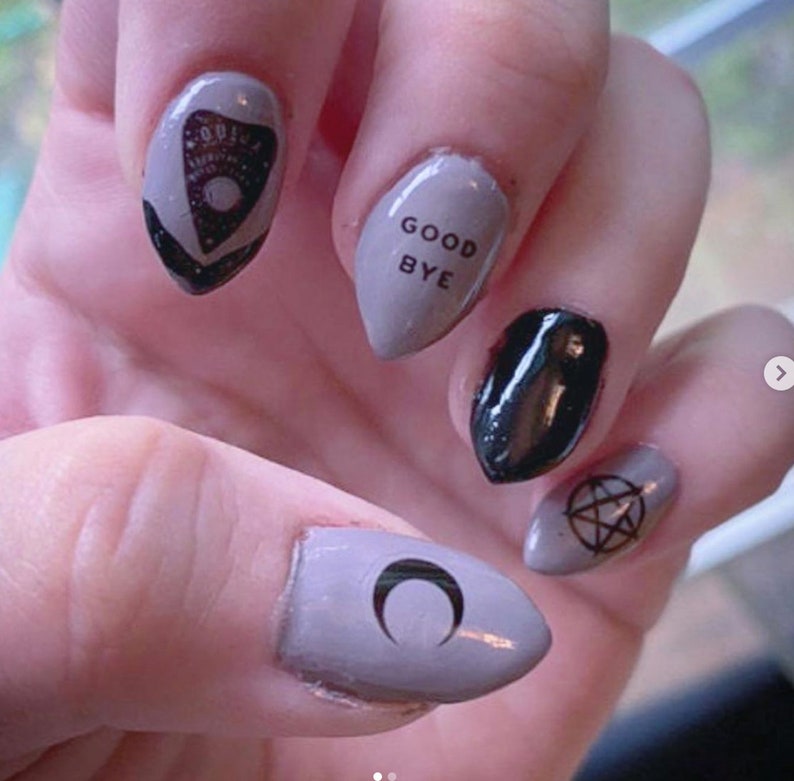 Pagan Ouija Board Witch Nail Decals Waterslide Type Mystical - Etsy