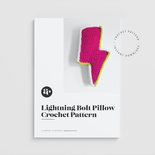 Crochet Lightning Bolt - Etsy