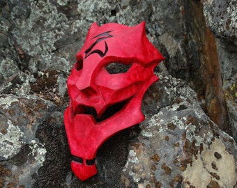 Oni mask | Etsy