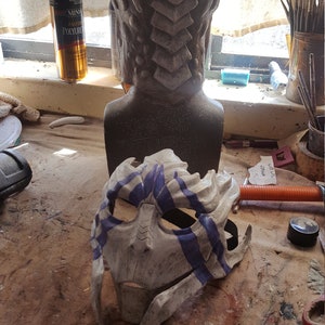 Turian Female Mask and Cowl - Etsy