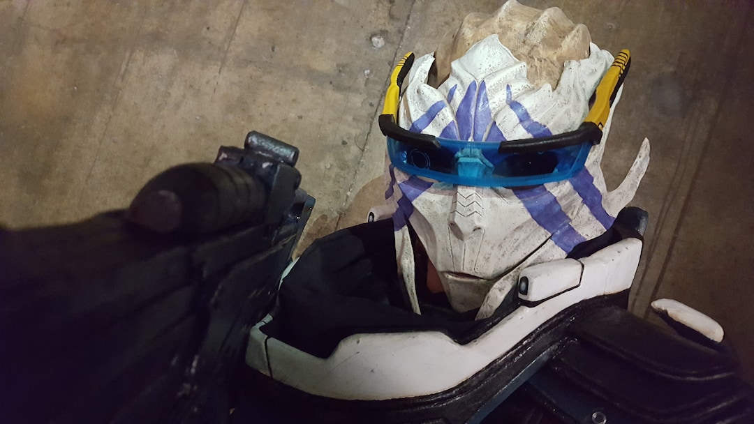 Turian Female Mask and Cowl - Etsy