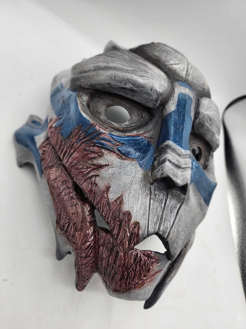Garrus Mass Effect Turian Mask - Etsy