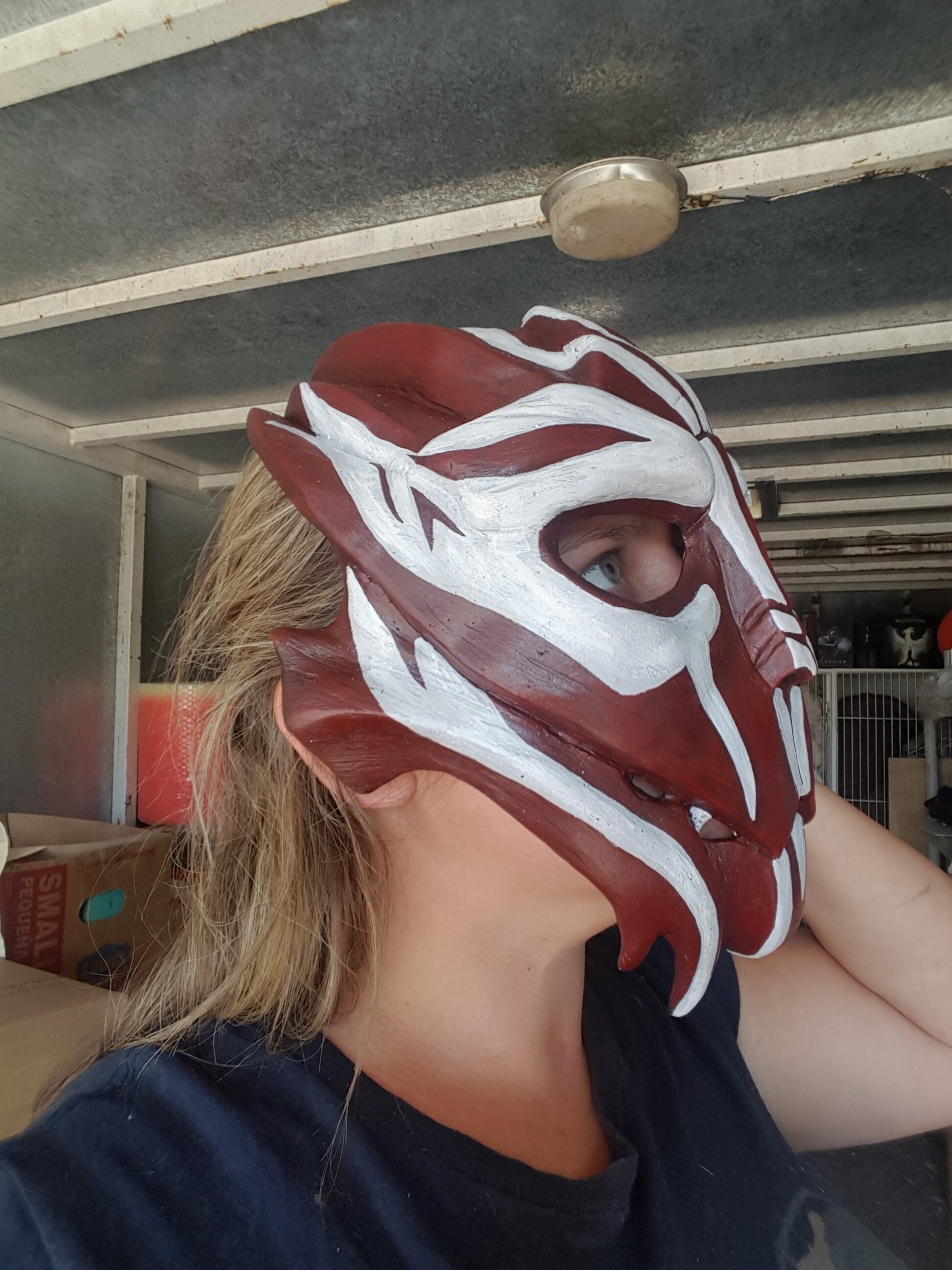 Garrus Mass Effect Turian Mask - Etsy Sweden