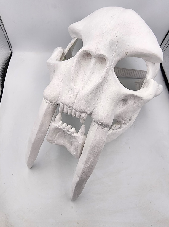 Saber Tooth Tiger Skull Mask