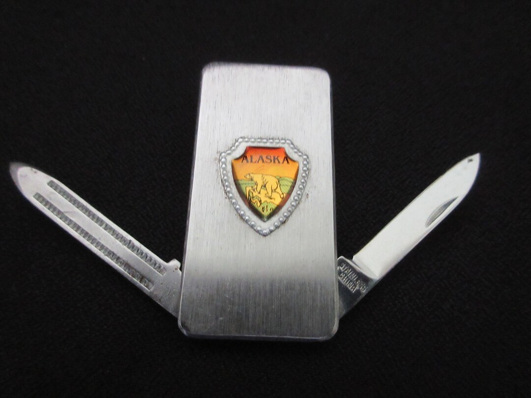 Money Clip, Alaska, Knife, File, Vintage, Souvenir - Etsy
