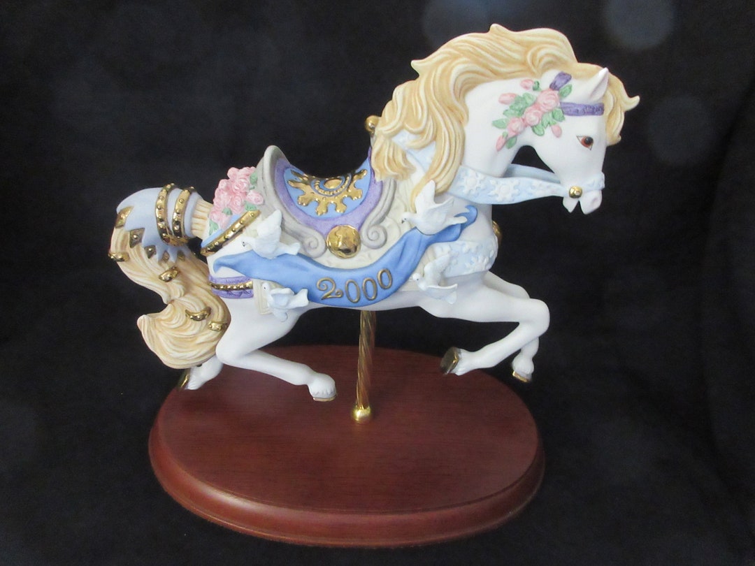 Lenox Millennium 2000 Carousel Horse, Vintage, Figurine, Porcelain ...