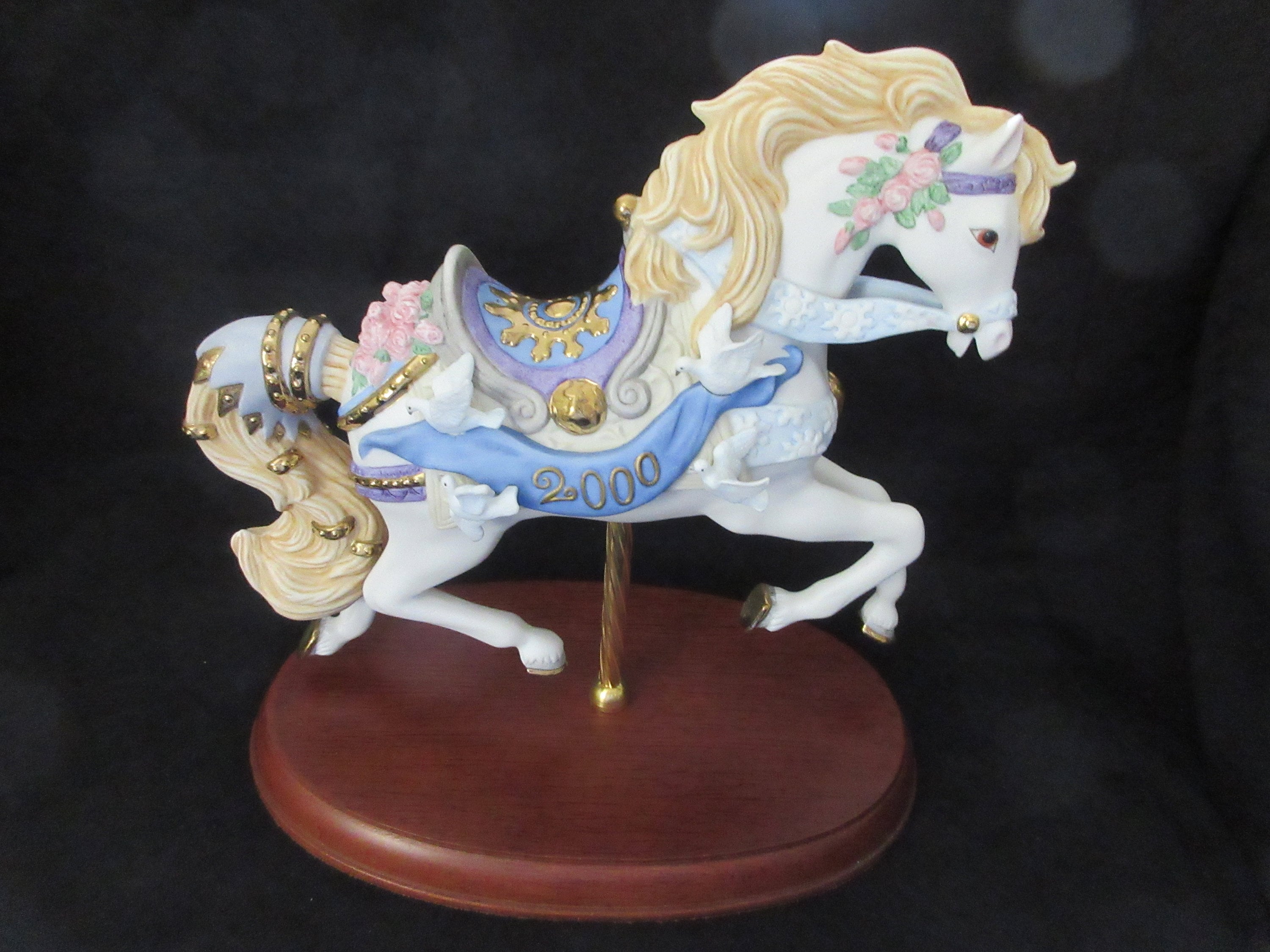 Lenox Millennium 2000 Carousel Horse Vintage Figurine - Etsy