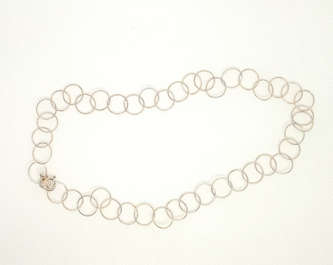 Sterling Silver Choker 925 Rope Chain Solid Italian Made - Etsy