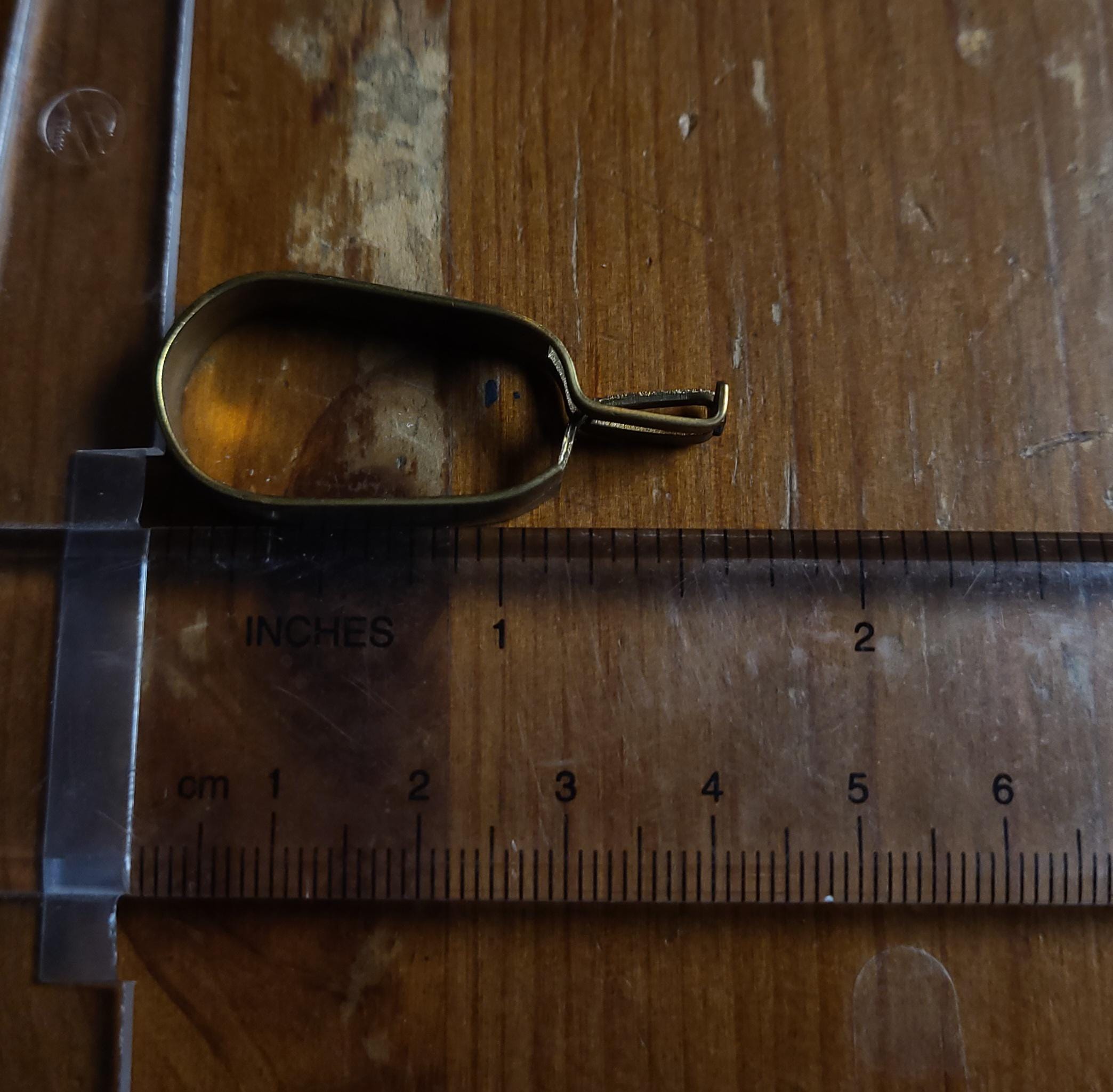 Vintage Brass Tone Metal Cafe Curtain Clip Rings - Etsy