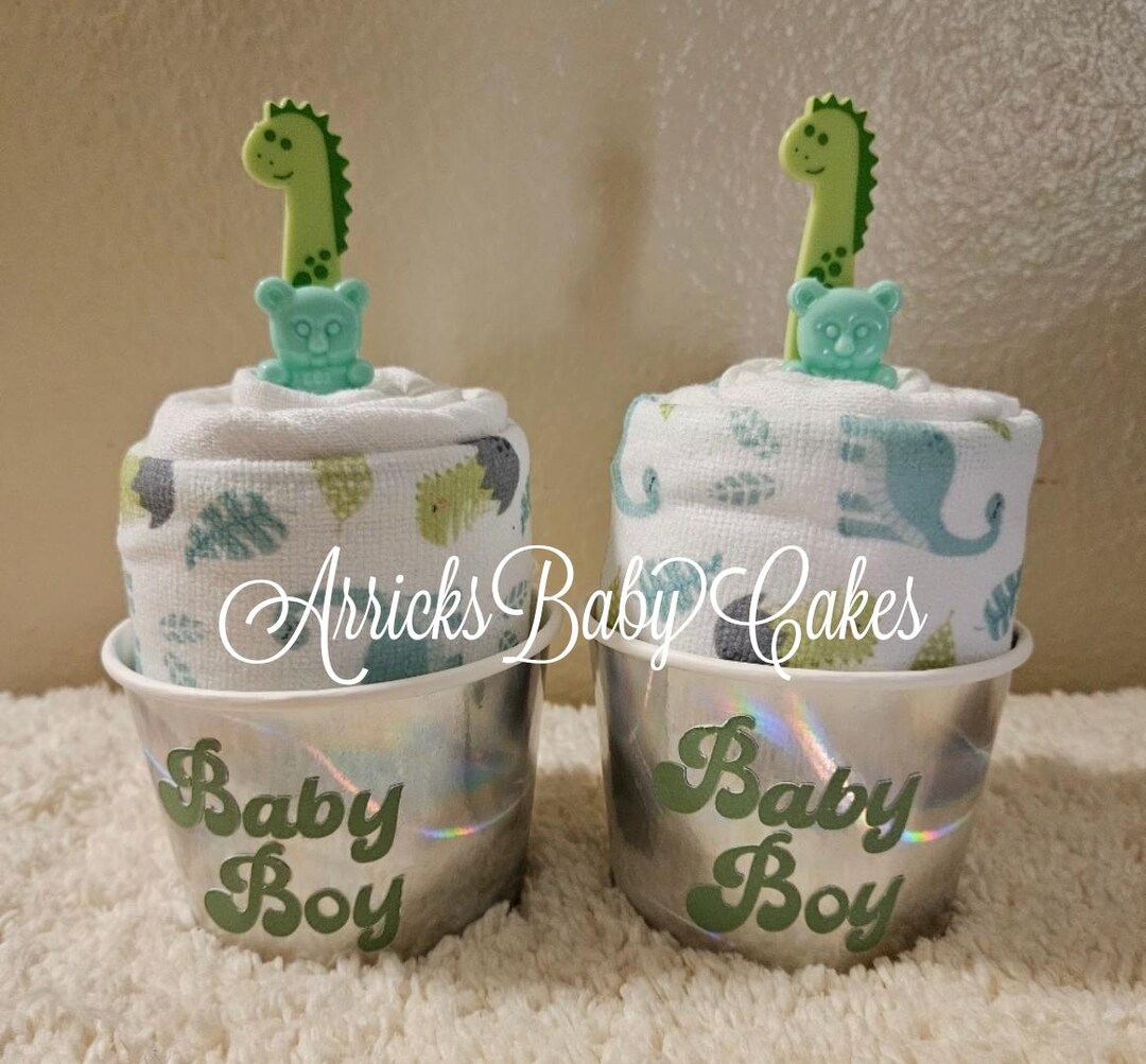 The baby Boy Cloth Diaper Snow Cone Pairbaby Giftsbaby Showerfree ...