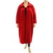 Maxi Plus Size Red Wool Coat Duster, Fall Winter Spring Long Boiled ...