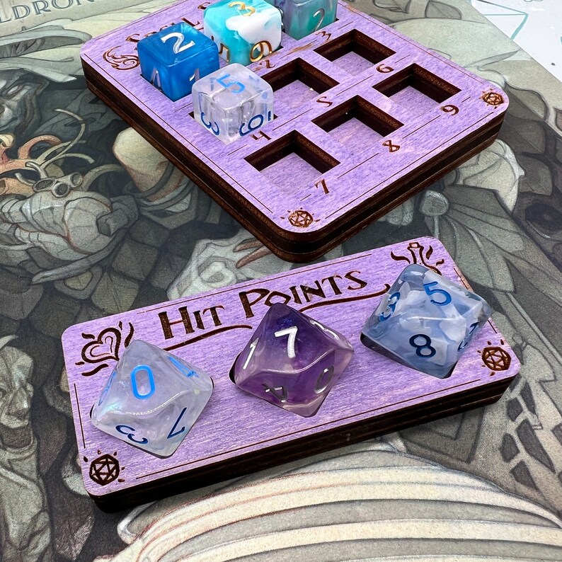 Wooden HP Tracker Hit Point Tracker for Dungeons and Dragons - Etsy UK