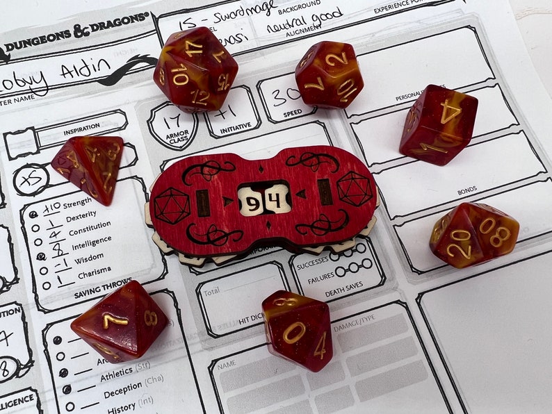 Dnd HP Counter Character Tracker Magic the Gathering Life - Etsy