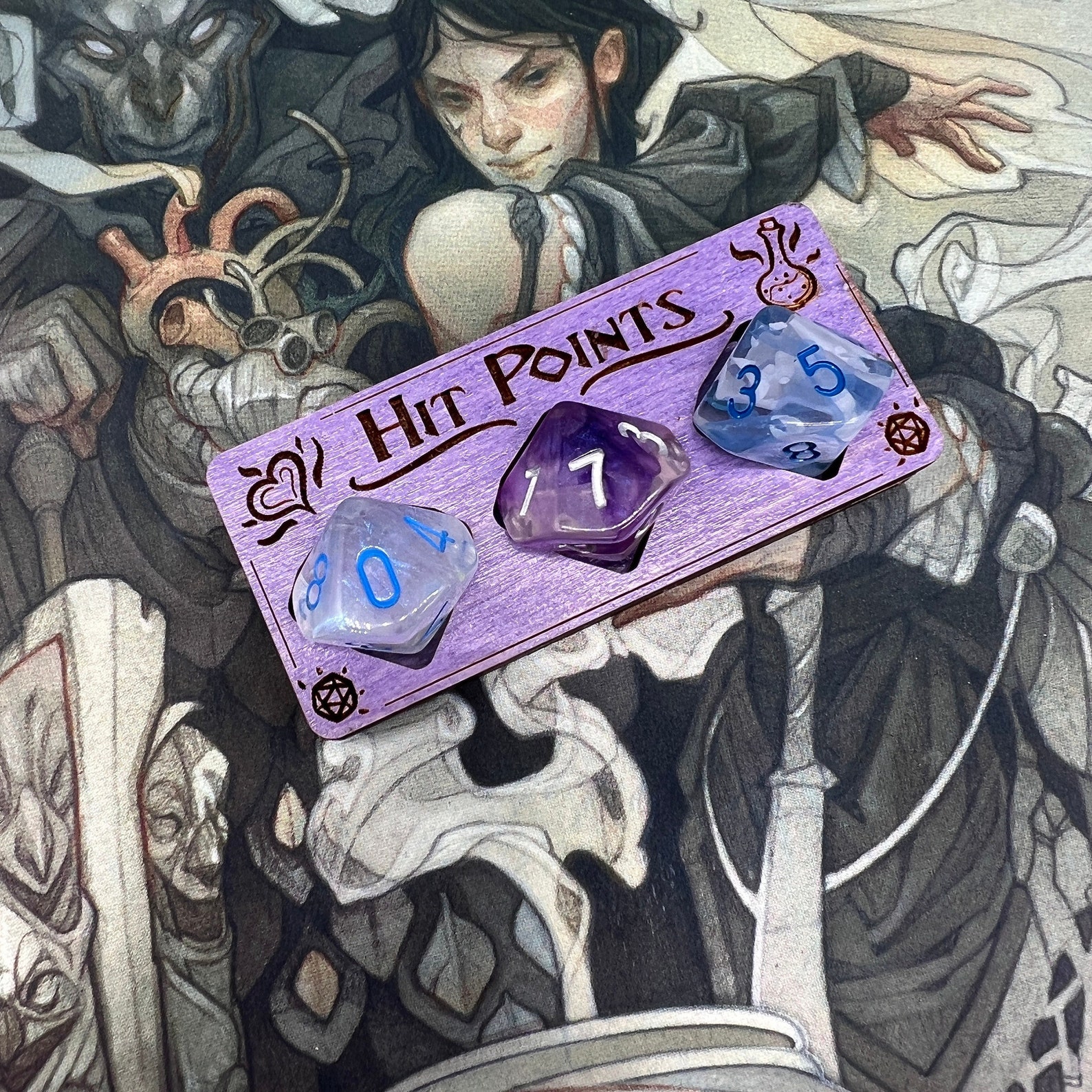 Wooden HP Tracker Hit Point Tracker for Dungeons and Dragons - Etsy UK