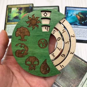 Wooden 3 Digit MTG Life Counter, Radial HP Tracker - Etsy UK