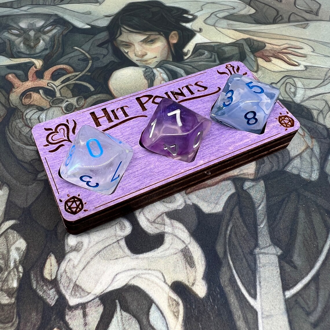 Wooden HP Tracker Hit Point Tracker for Dungeons and Dragons - Etsy UK