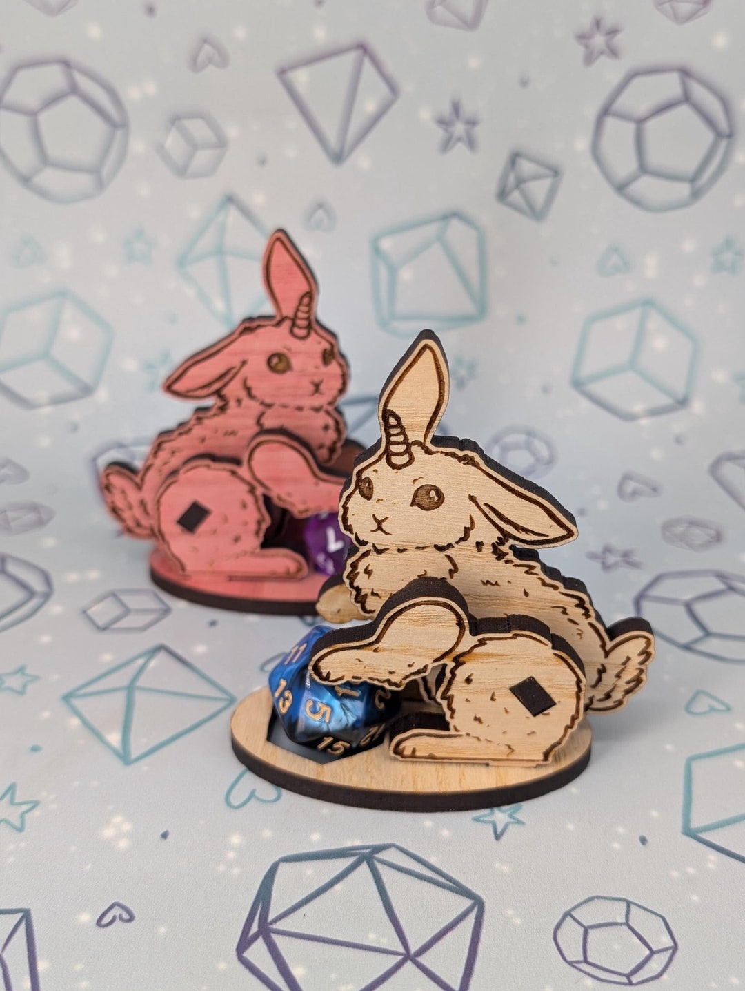 Almiraj Dice Guardian, Wooden Dice Pet, D20 Dice Holder, Dnd Dice ...