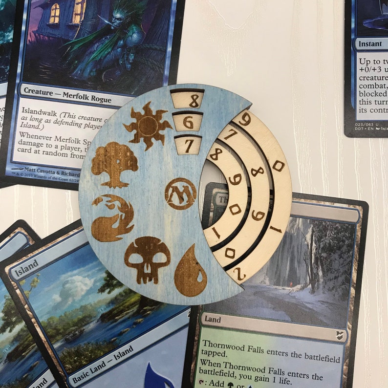 Wooden Radial 3 Digit MTG Life Counter, Dnd HP Tracker - Etsy Canada