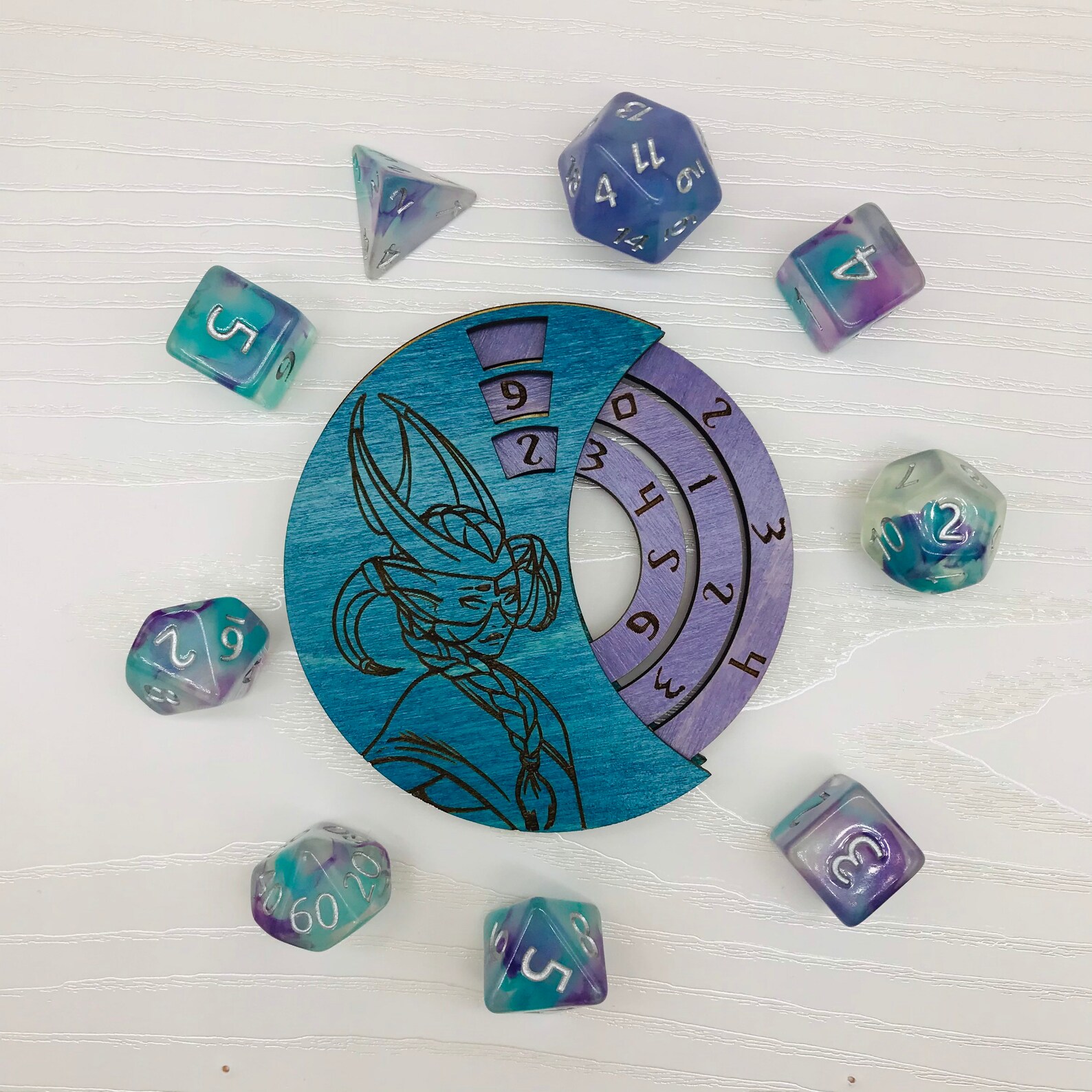 Custom Art TTRPG Dungeons and Dragons Life Counter - Etsy