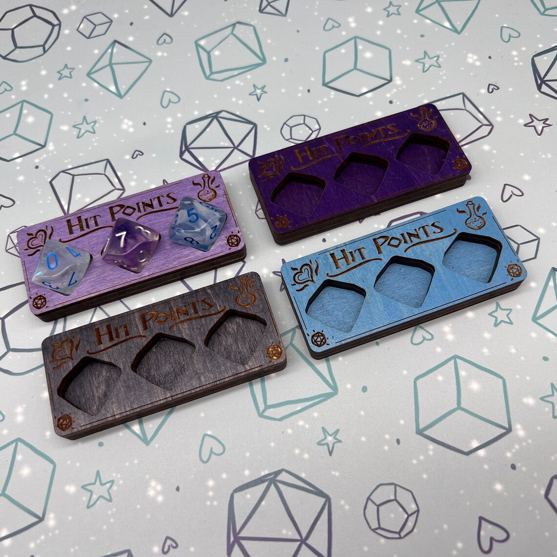 Wooden HP Tracker Hit Point Tracker for Dungeons and Dragons - Etsy UK