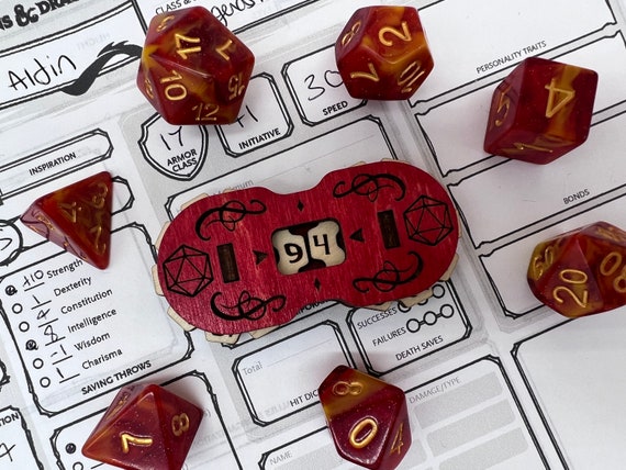 Dnd HP Counter Character Tracker Magic the Gathering Life - Etsy