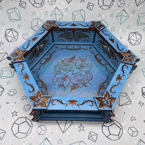 Custom Colour Fae Court Dice Tray, Dungeons and Dragons Dice Tray, Wild ...