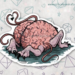 Us Intellect Devourer Sticker: Adorable Monster, D&D, Baldurs Gate 3 ...