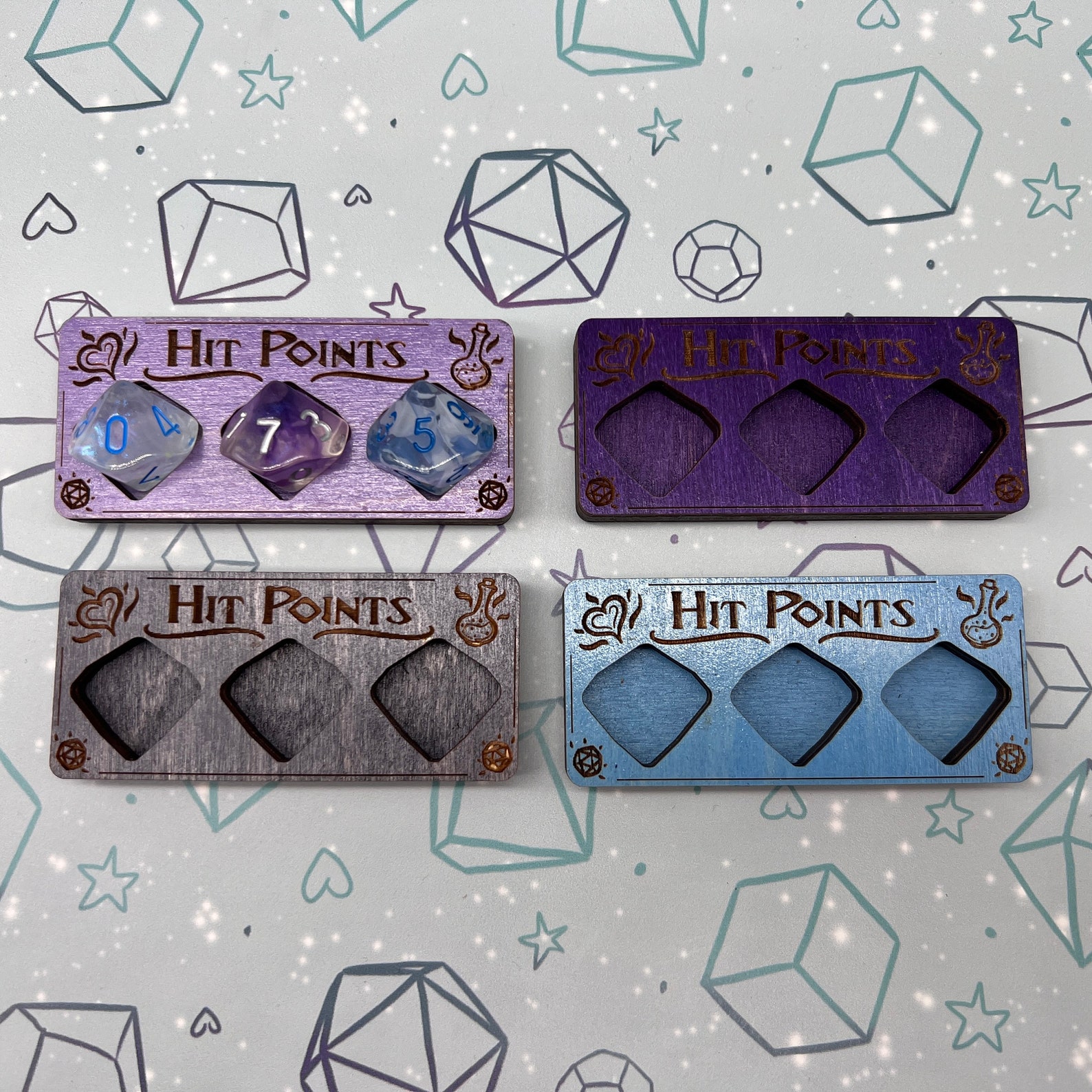 Wooden HP Tracker Hit Point Tracker for Dungeons and Dragons - Etsy UK