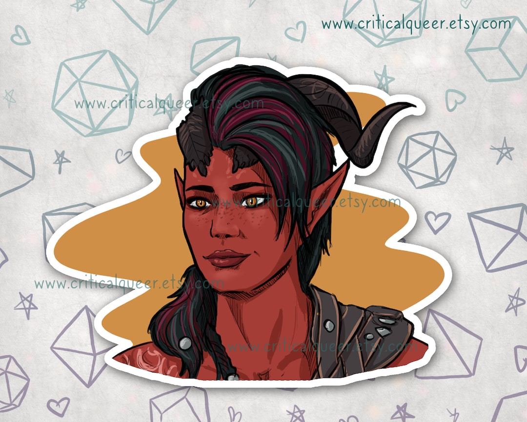 Karlach Sticker, Mama K, Bg3 Karlach, Dnd, Baldurs Gate 3 Sticker ...